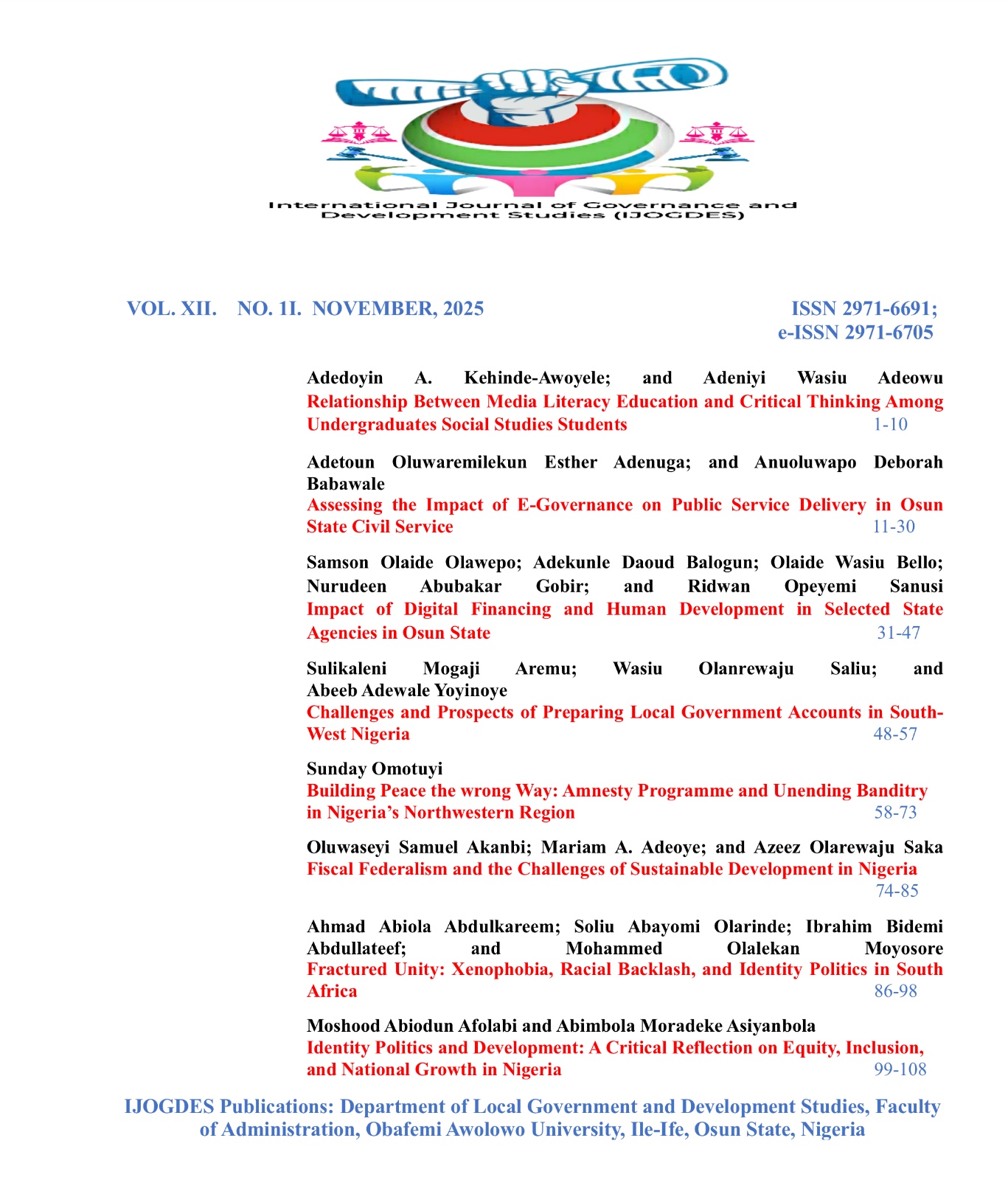 Fiscal Federalism and the Challenges of Sustainable Development in ...